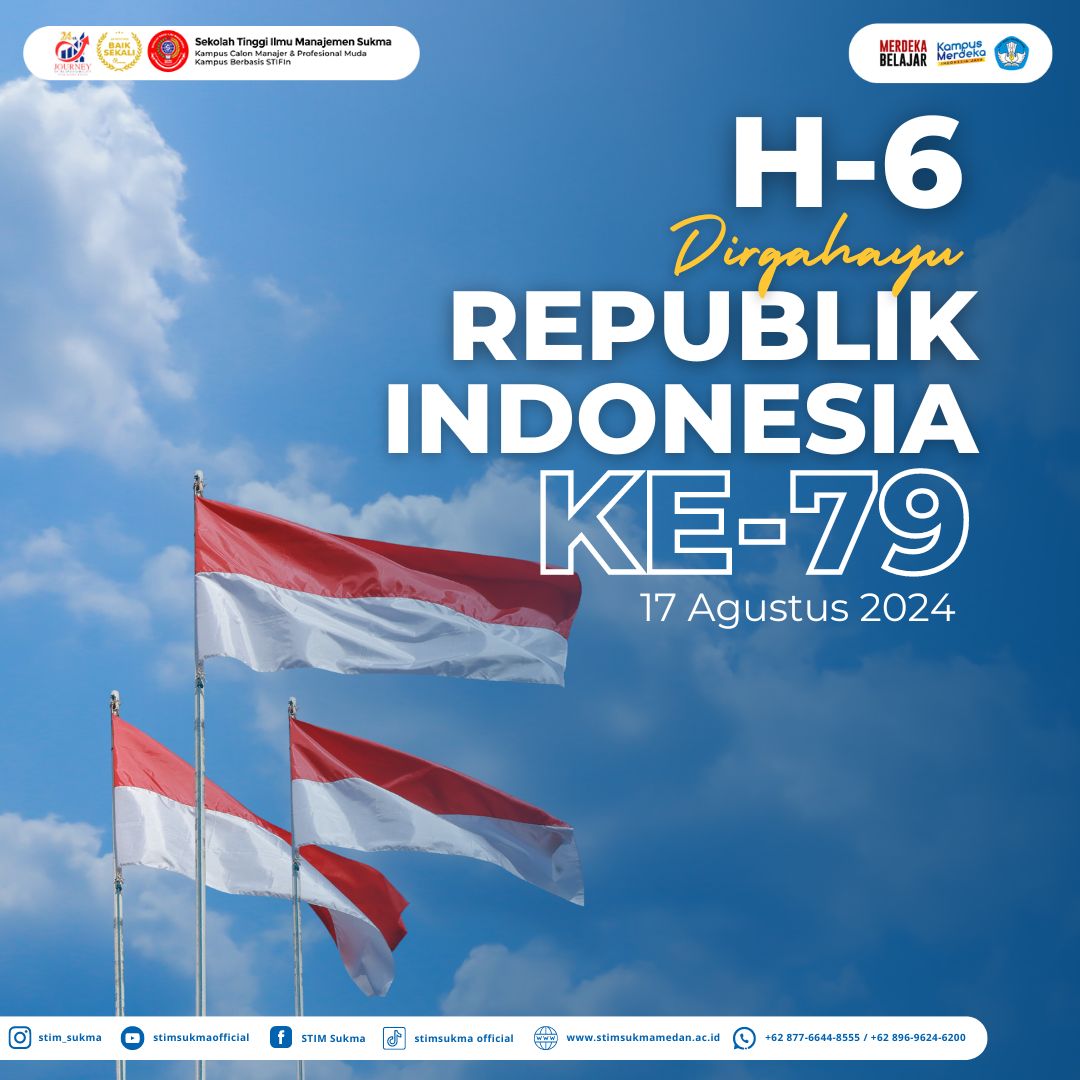 Menuju Peringatan Hari Kemerdekaan Indonesia yg Ke 79 - STIM SUKMA MEDAN