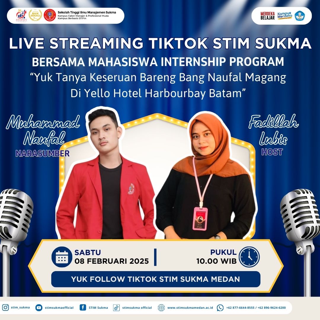LIVE STREAMING TIKTOK STIM SUKMA : serunya pengalaman magang mahasiswa ...